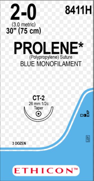 Ethicon Prolene 2-0 CT-2 30"