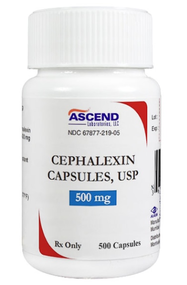 Cephalexin 500mg 500 Capsules