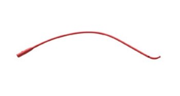 Sterile Urethral Red Rubber Catheter 10FR x 16in