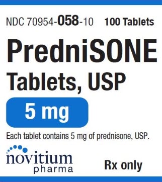 Prednisone 5mg 100 Tabs
