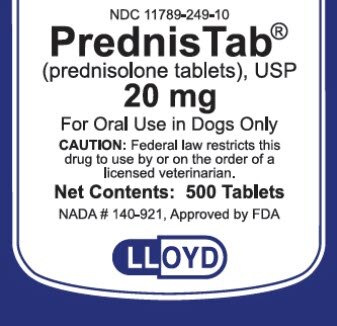 PrednisTab® 20mg 500 Tabs