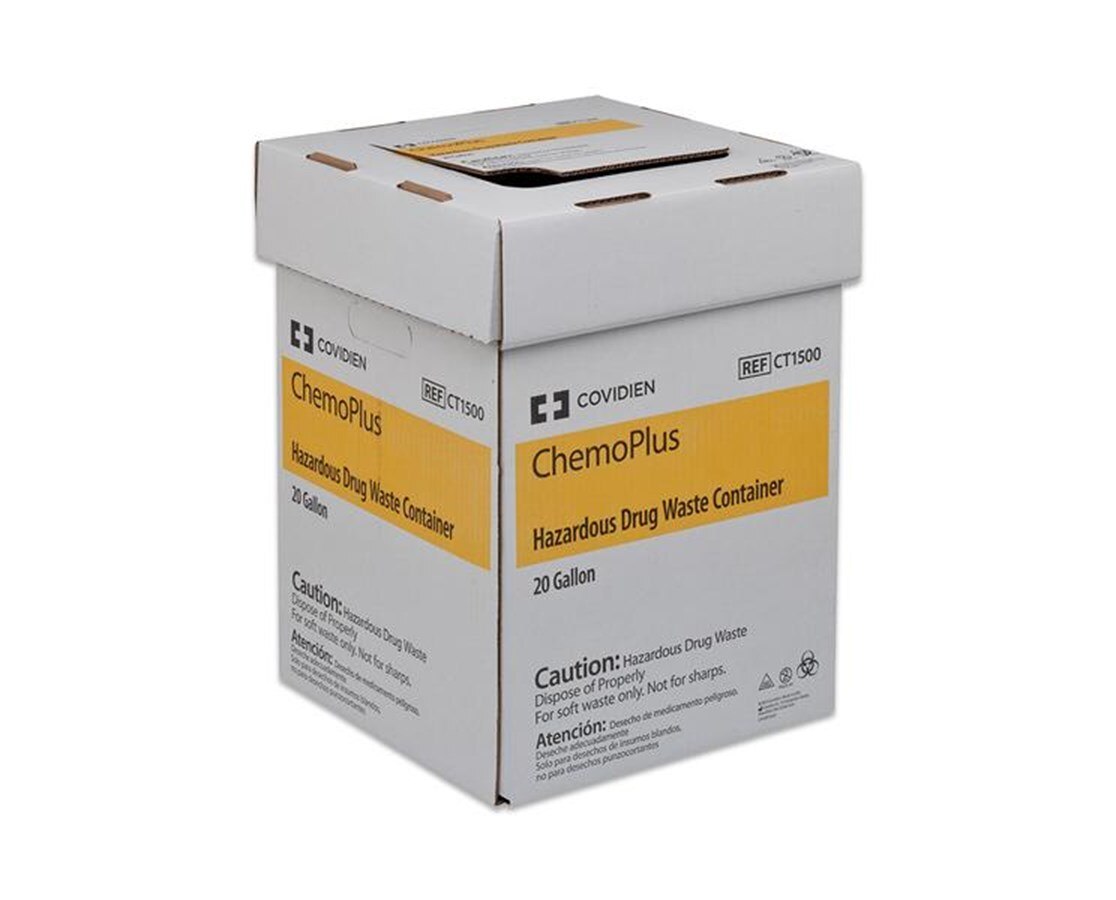 ChemoPlus™ Soft Waste-Corrugated Container, 20 Gallon, 6/Case