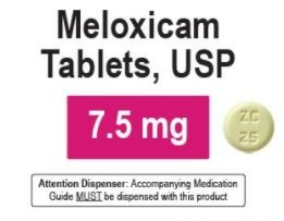 Meloxicam (Mobic) 7.5mg 100 Tabs